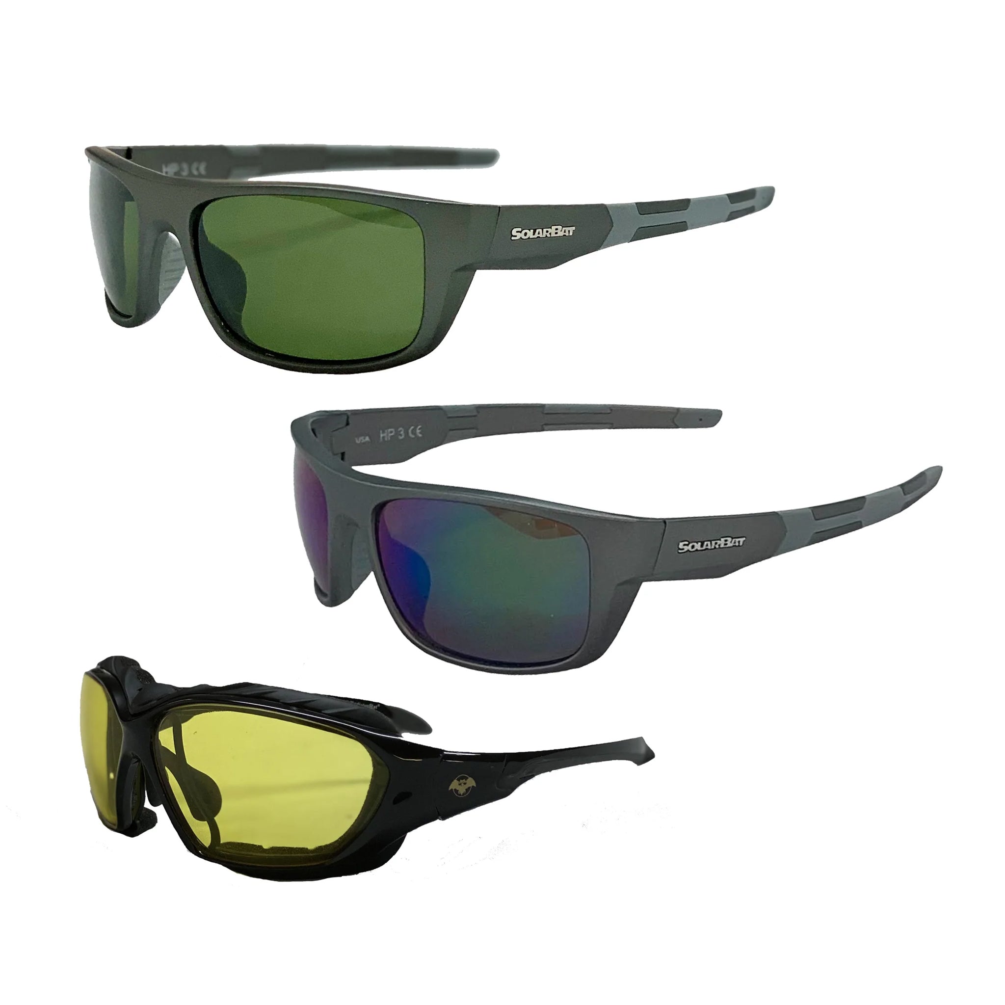 HANK PARKER HP3 LIMITED EDITION Polarized Sunglass Kit – Solar Bat